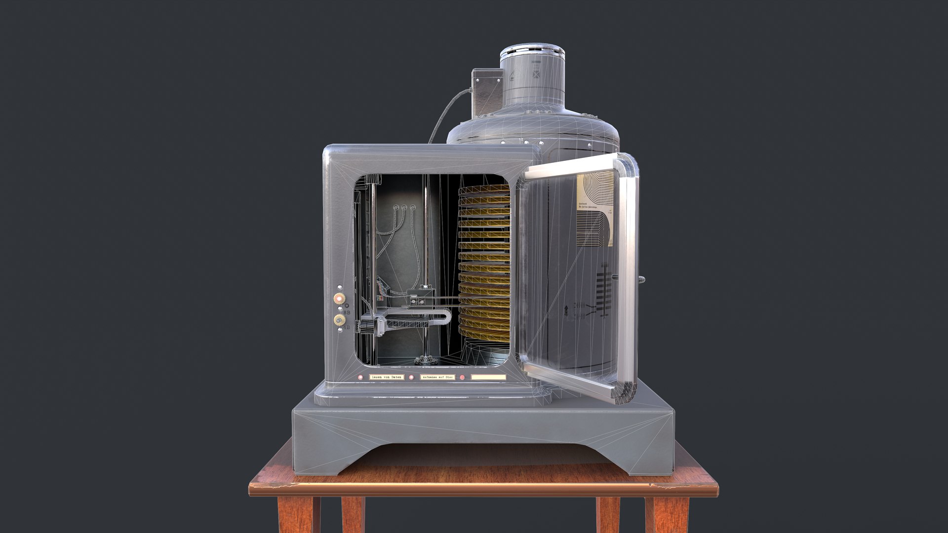 Old German Computer 1940s 3D Model - TurboSquid 2039689