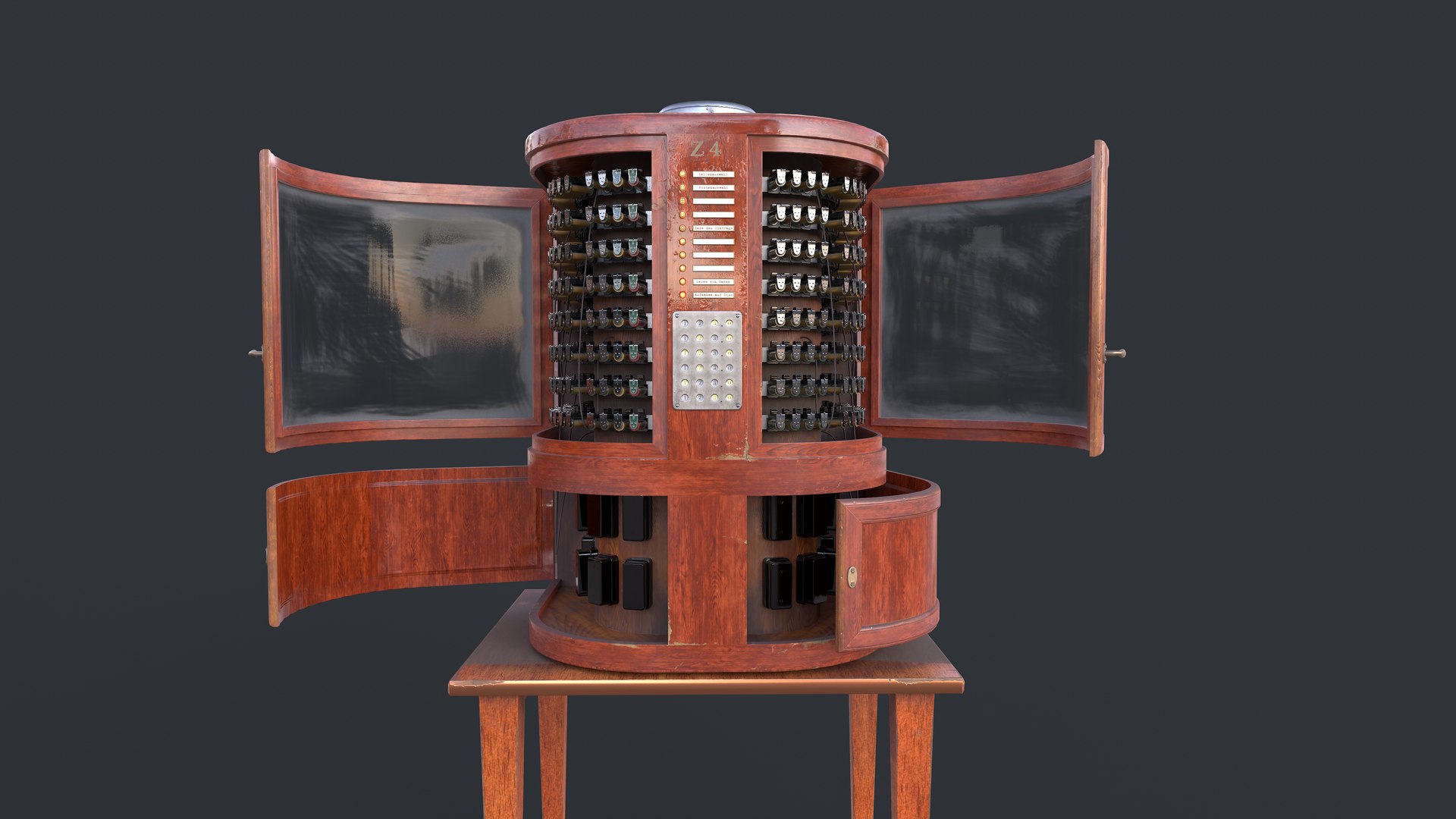 Old German computer 1940s 3D model - TurboSquid 2039689