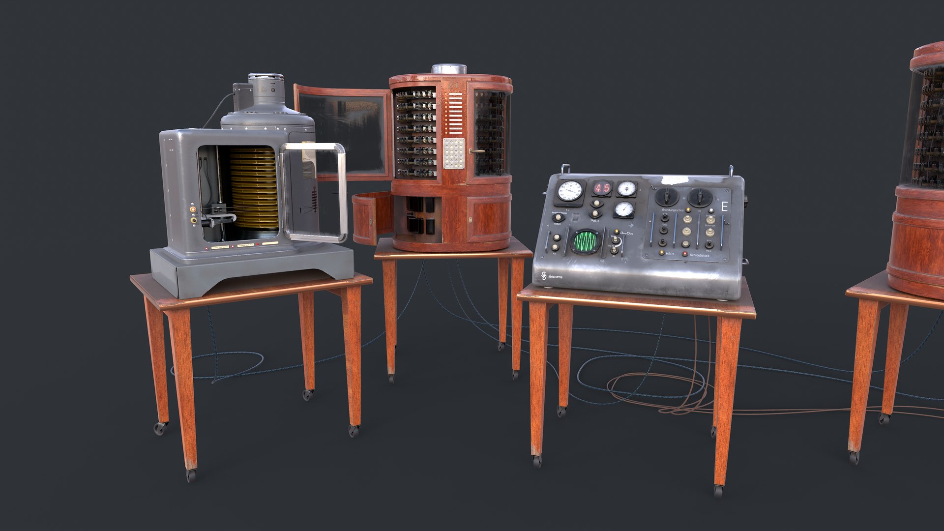 Old German Computer 1940s 3D Model - TurboSquid 2039689