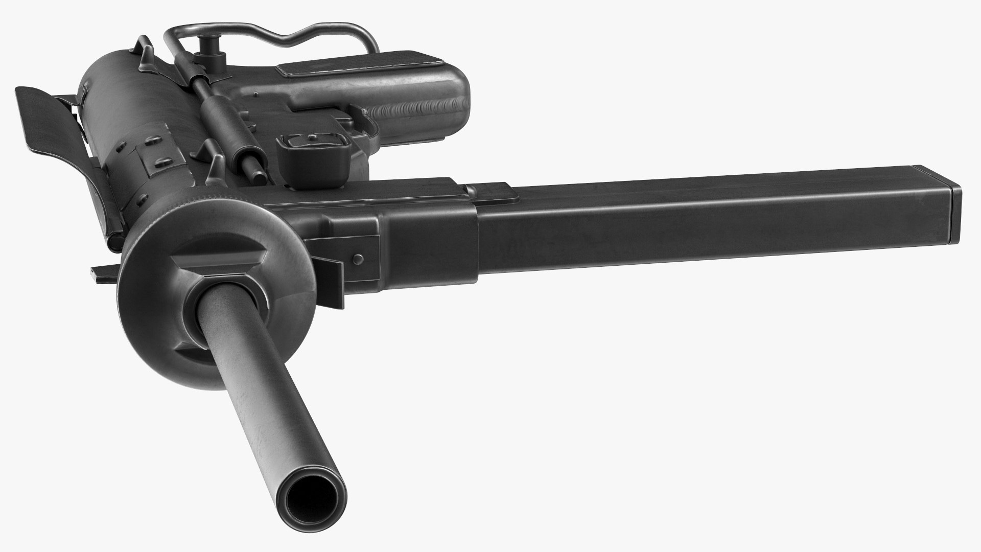 M3 Grease Gun Submachine Gun 45 Caliber 3D model - TurboSquid 1772286