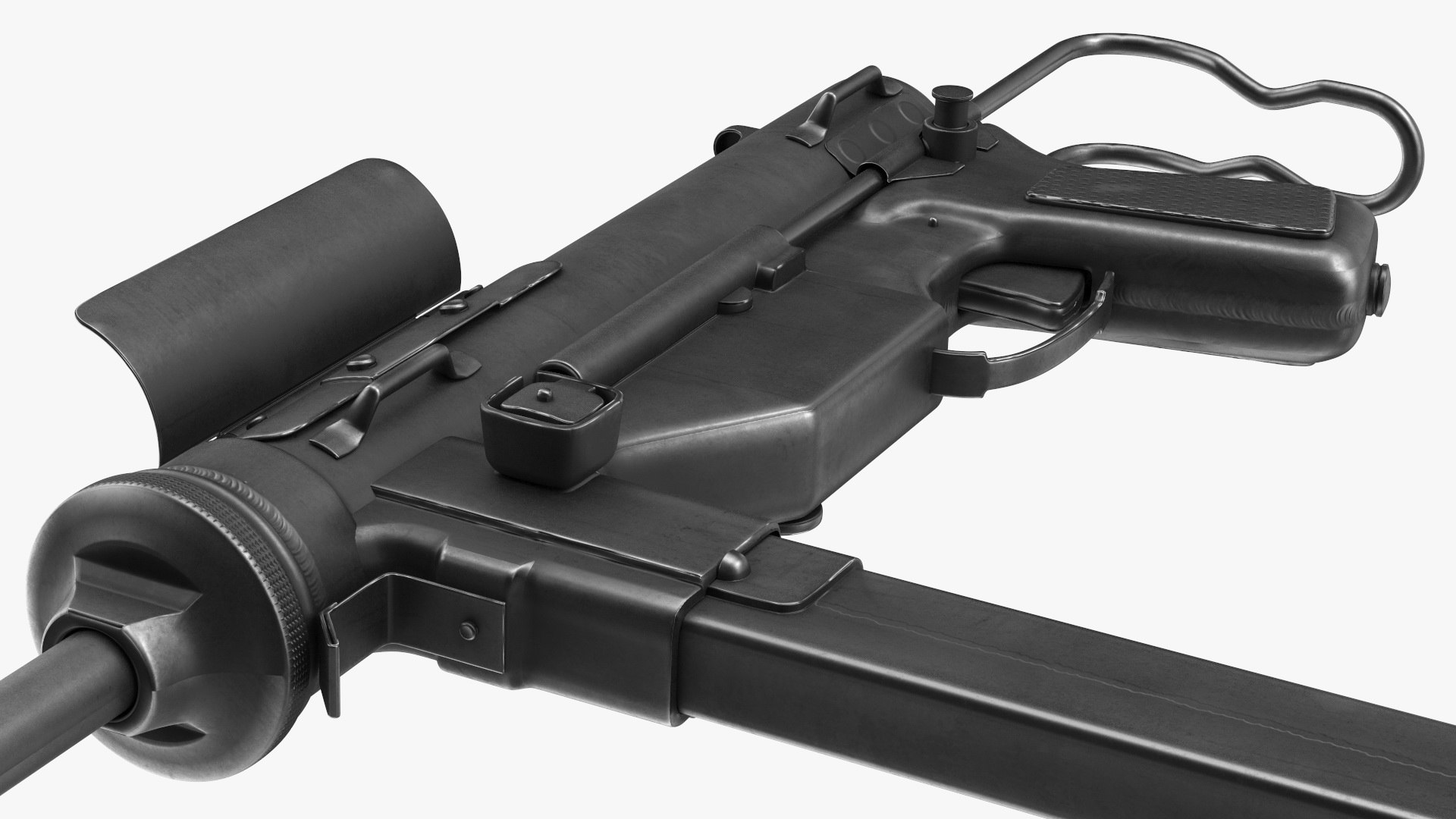 M3 Grease Gun Submachine Gun 45 Caliber 3D model - TurboSquid 1772286