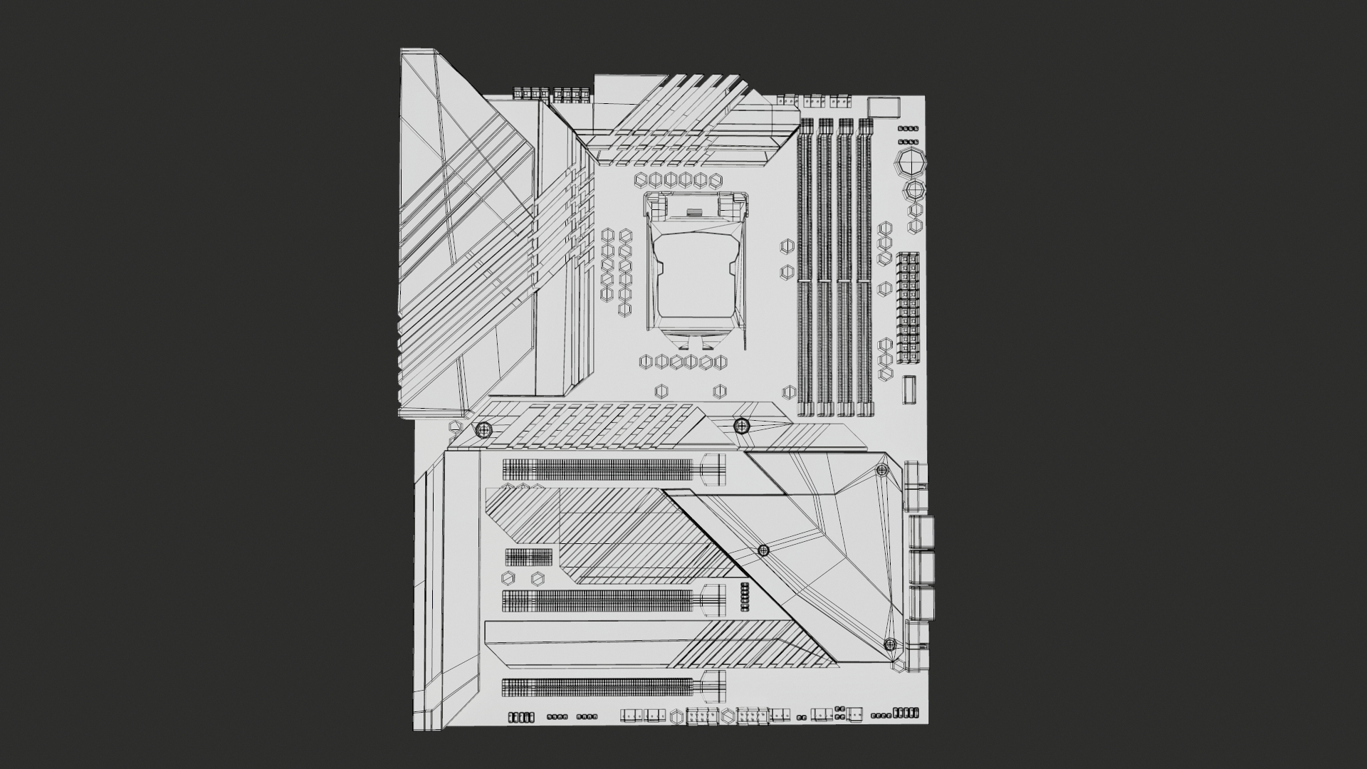 3D Model Asus Rog Maximus Xiii - TurboSquid 1708651