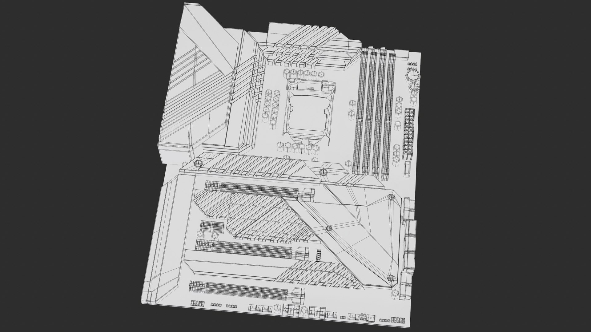 3D Model Asus Rog Maximus Xiii - TurboSquid 1708651