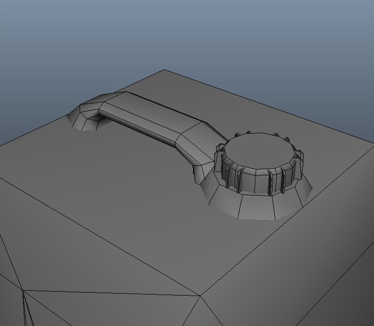 Plastic Chemical Container 3d Model