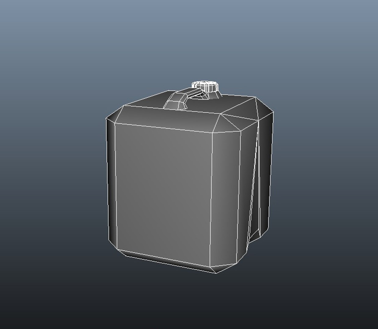 Plastic Chemical Container 3d Model