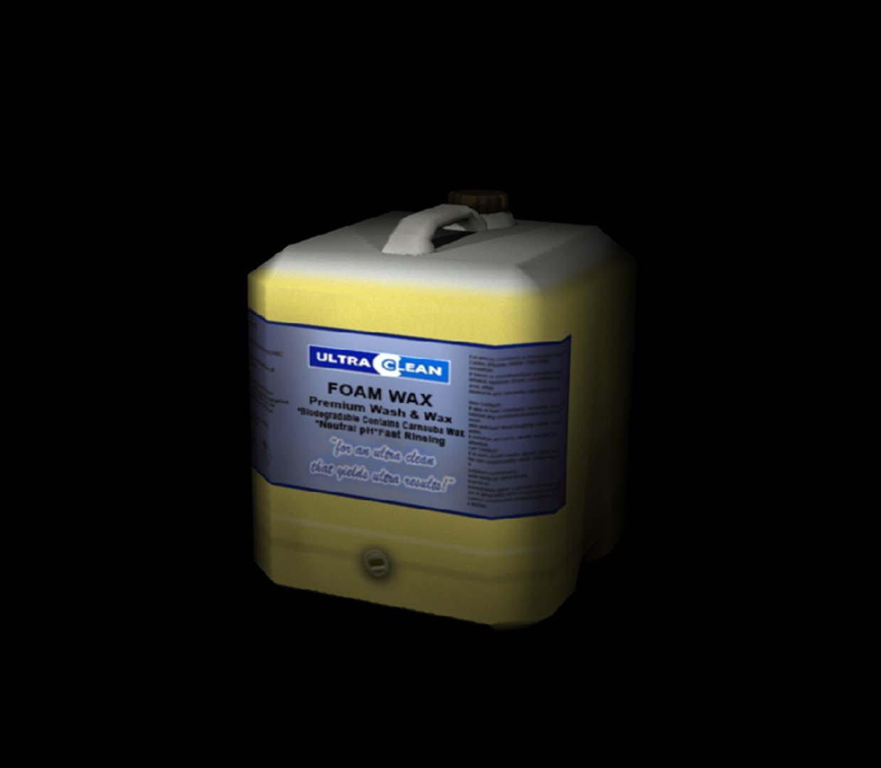 Plastic Chemical Container 3d Model
