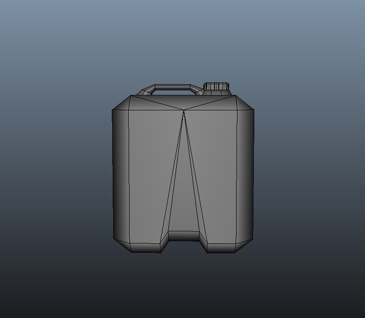 Plastic Chemical Container 3d Model