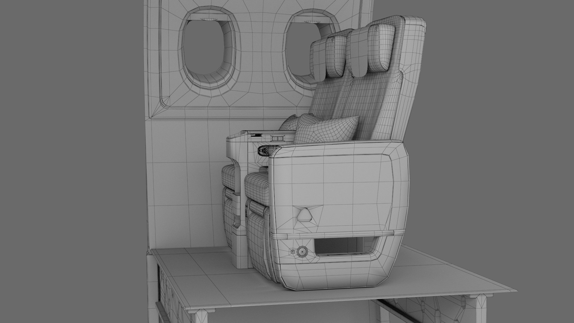 3D Model Premium Economy Airplane Seat - TurboSquid 1463618