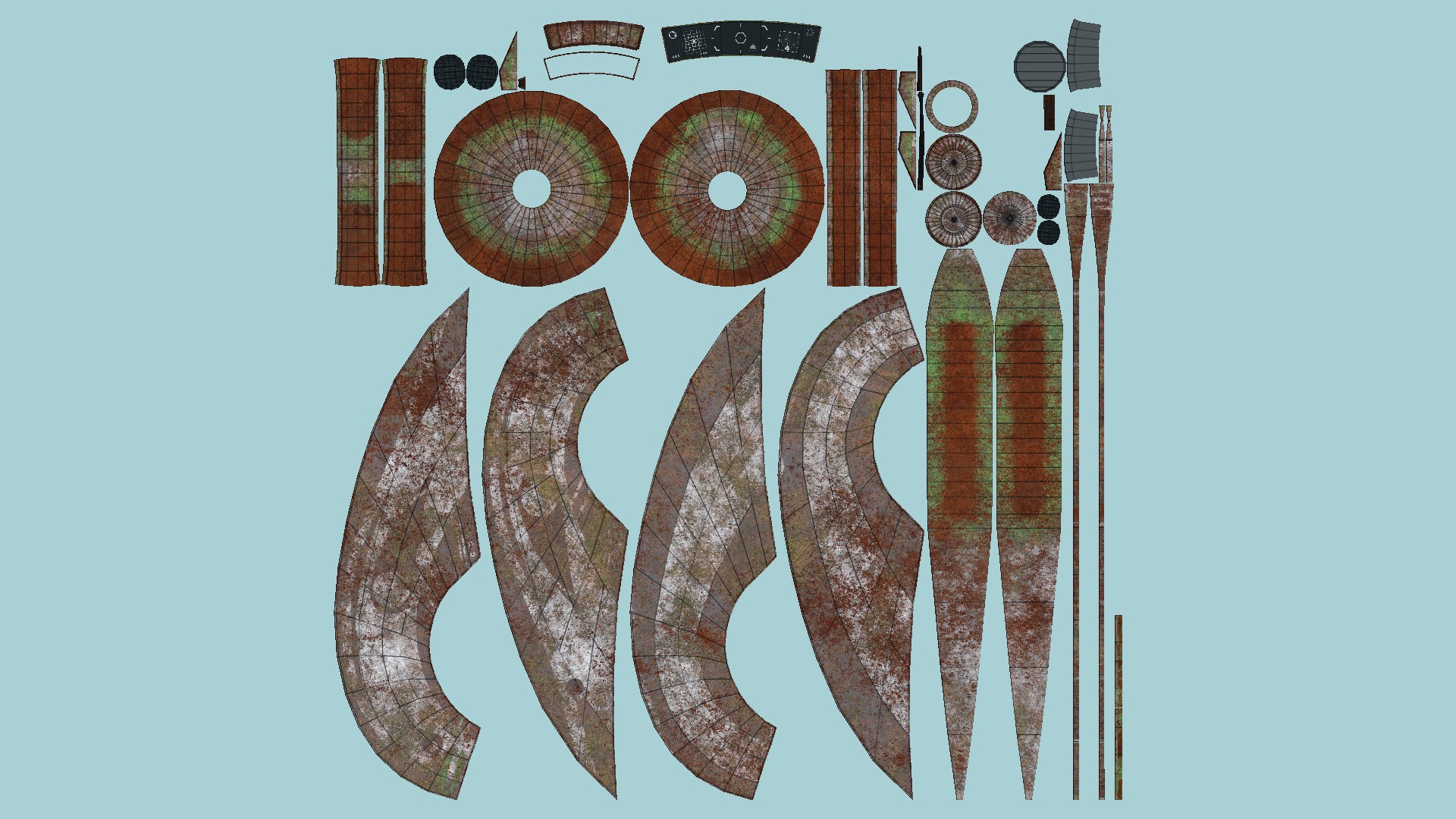 Alien Spaceship UFO I11 Abandoned - Sci Fi Spacecraft Design 3D Model ...