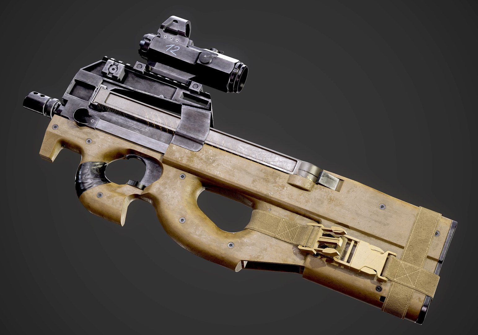 3D P90 Ready Asset Aaa - TurboSquid 1542437