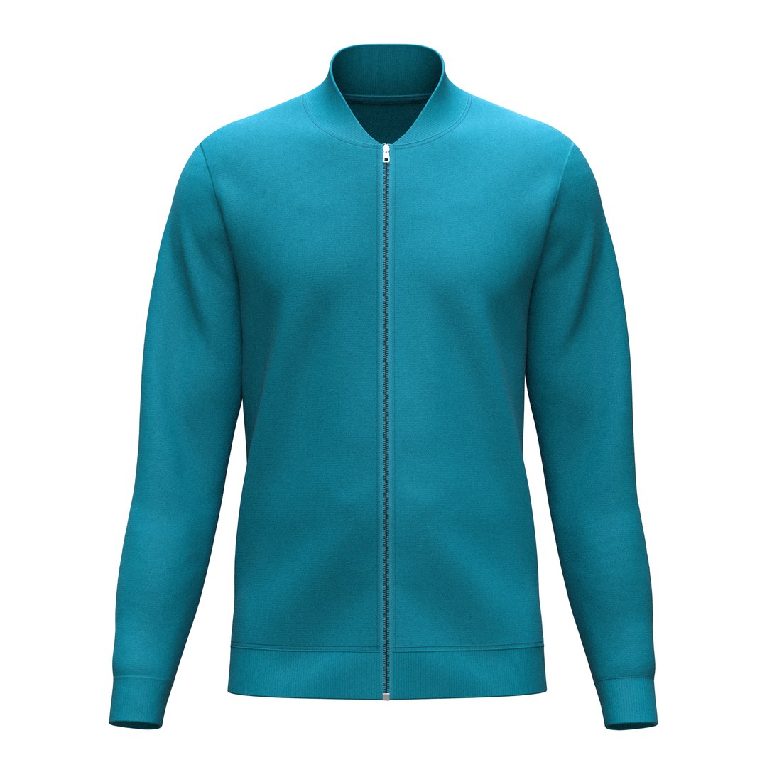 High-quality knitted Jacket with Rib model - TurboSquid 1950342