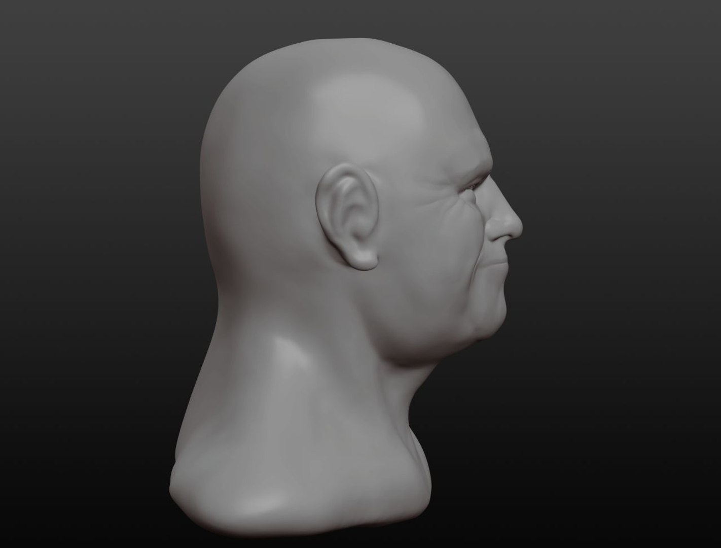 3D Male Head Base Mesh Model - TurboSquid 1625887