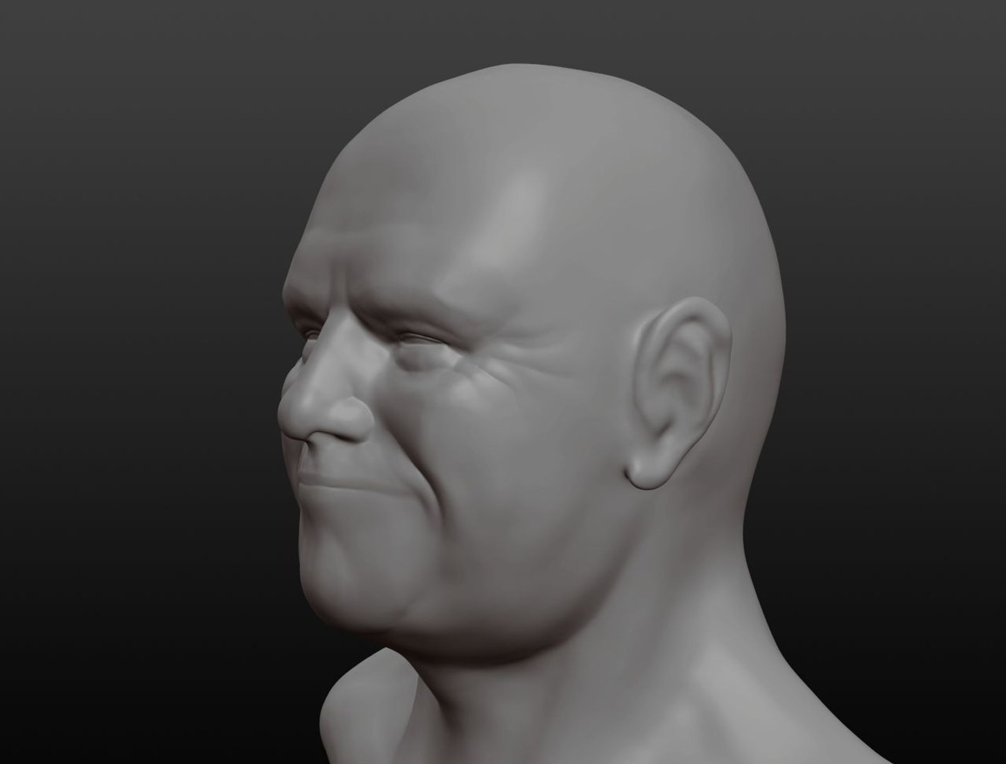 3D Male Head Base Mesh Model - TurboSquid 1625887