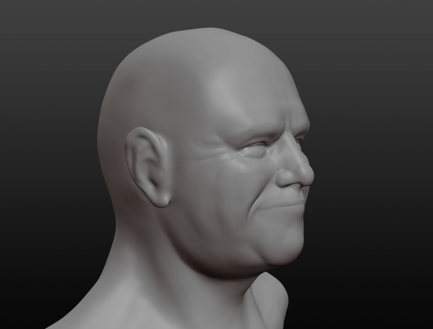 3D Male Head Base Mesh Model - TurboSquid 1625887