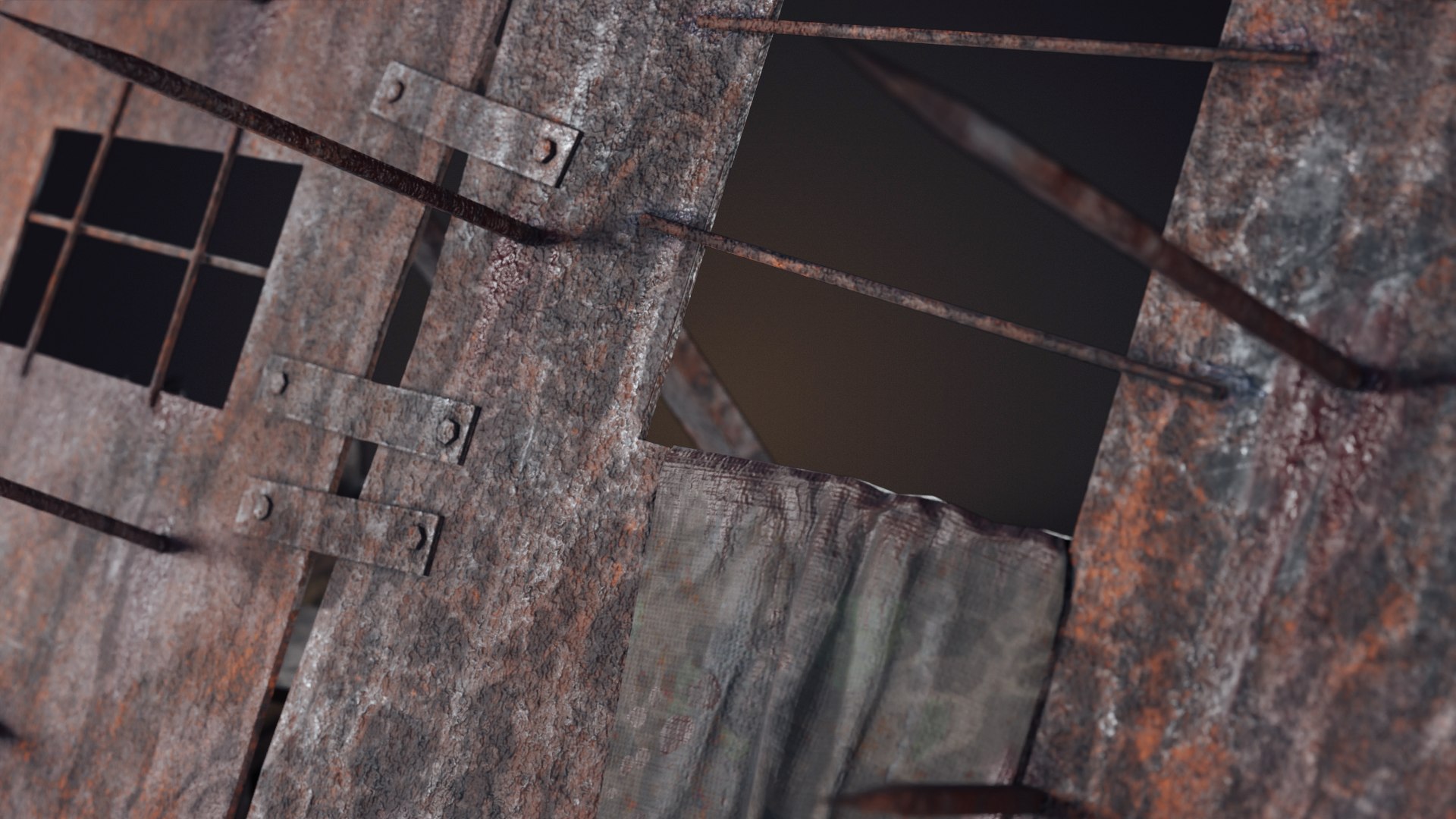 Props Shield Surviving 3D Model - TurboSquid 1598536