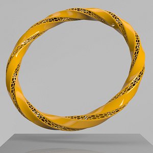 Wavy ring 3D model - TurboSquid 1349519