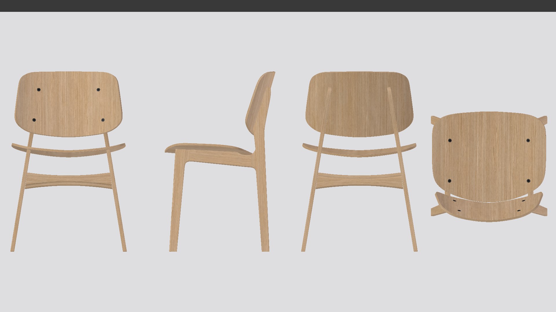 Soborg Chair 3D model - TurboSquid 2068149