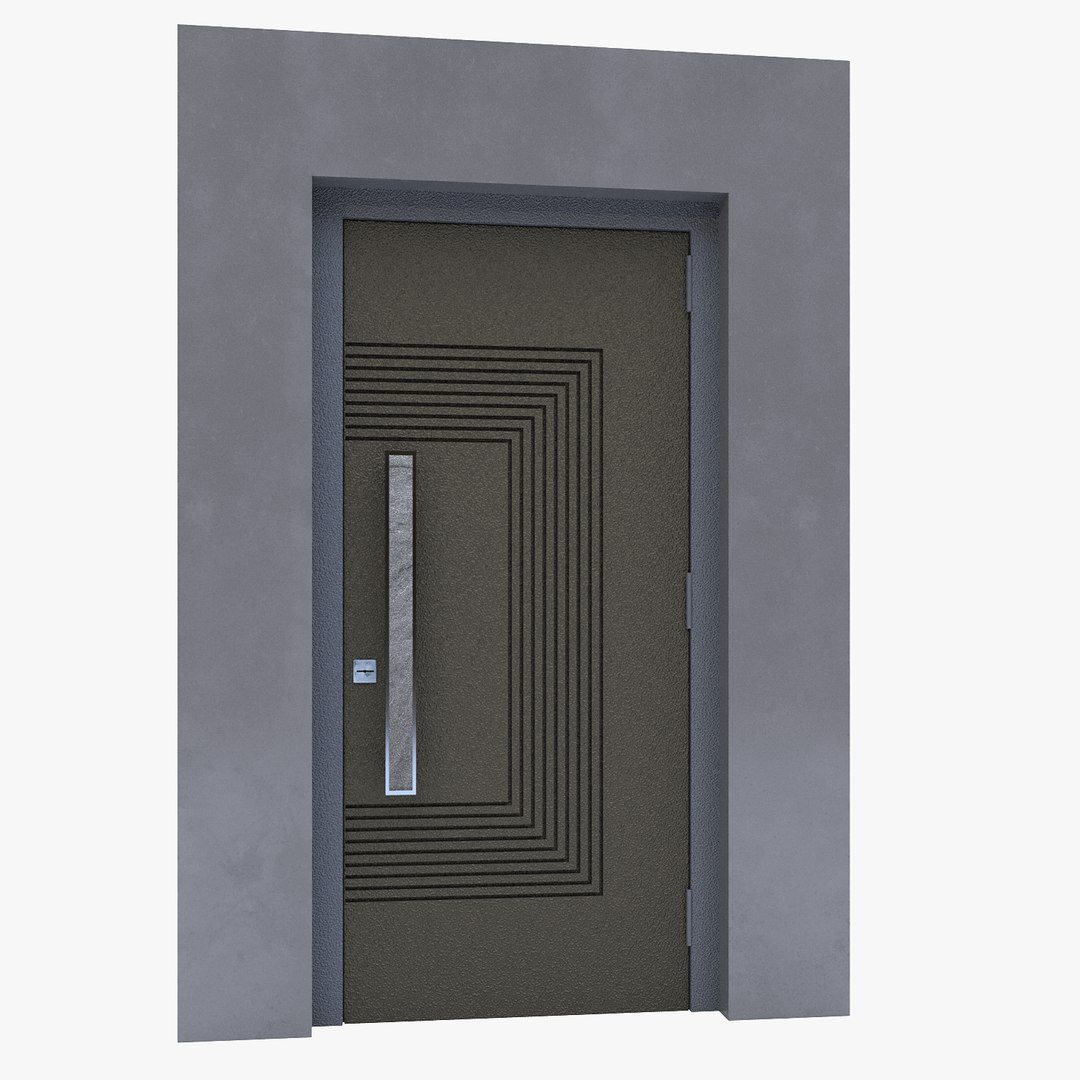 3D model Entrance Architectural Door Artdeco 3D Model - TurboSquid 2079188