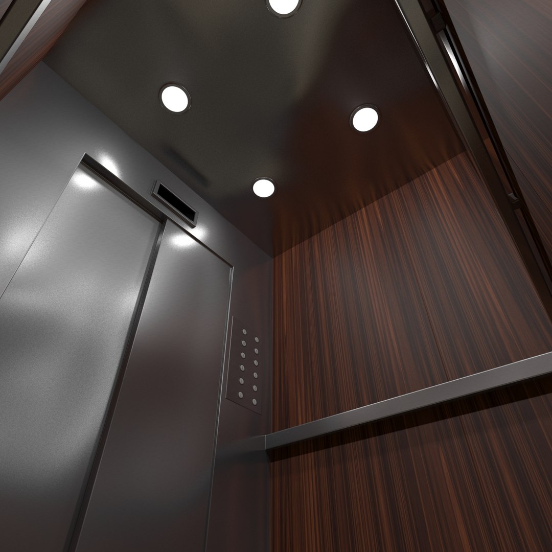 3d model elevator interior