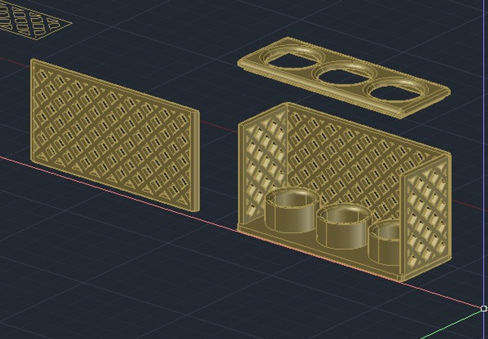 3D модель Pen holder for calligraphy cartridge - TurboSquid 2026146