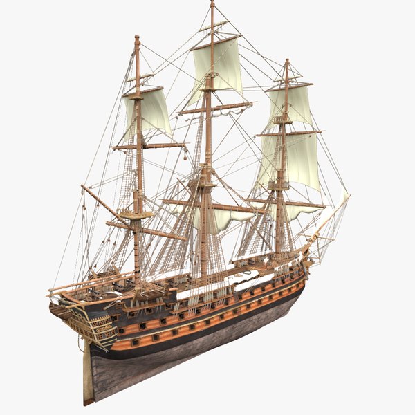 3D model ship realistic rig - TurboSquid 1245895