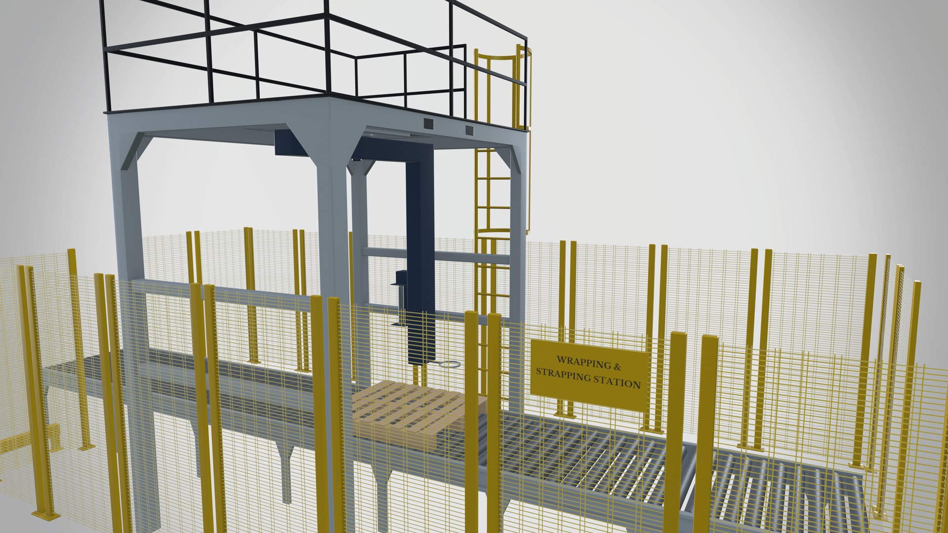 Wrapping Station 3D Model - TurboSquid 2255671