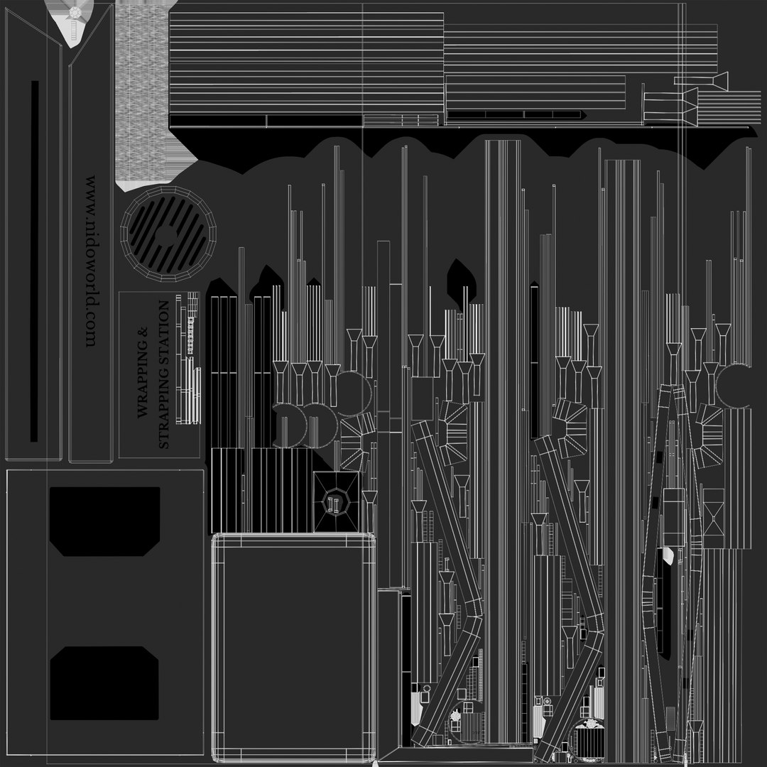 Wrapping Station 3D Model - TurboSquid 2255671