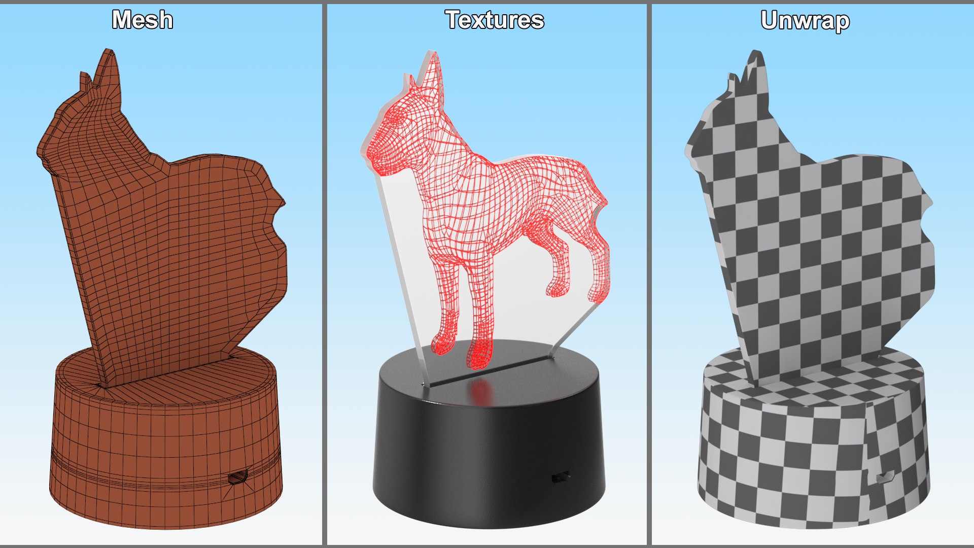 Optical Illusion 3D Lamps Collection 3D - TurboSquid 2121026