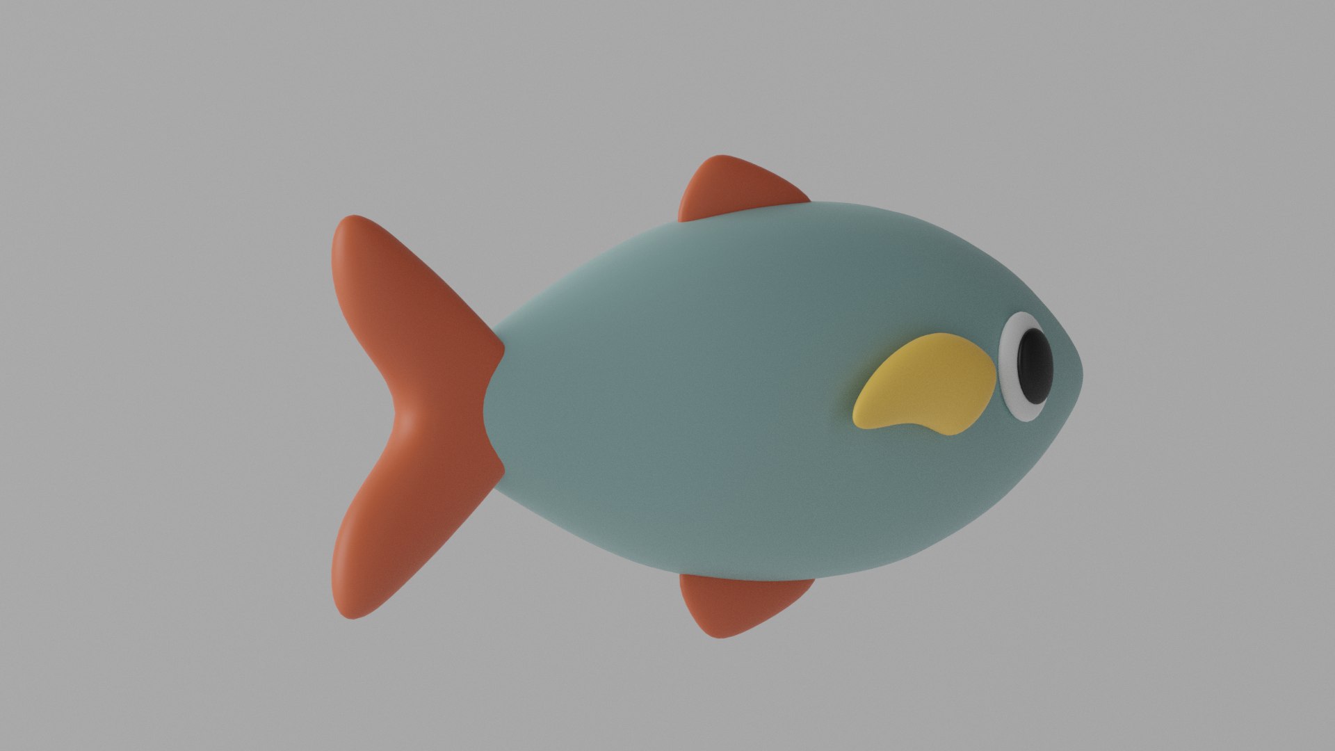 Cartoon Cute Fish 1 3D Model - TurboSquid 2177622