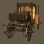 Victorian Brougham Carriage 3d 3ds
