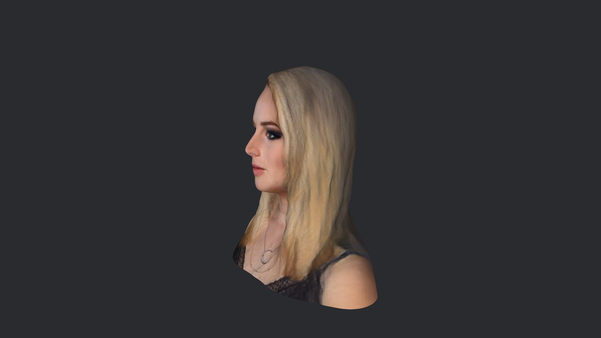 3D Jennifer Lawrence- Realistic Bust Head Ready 3d Model - TurboSquid ...