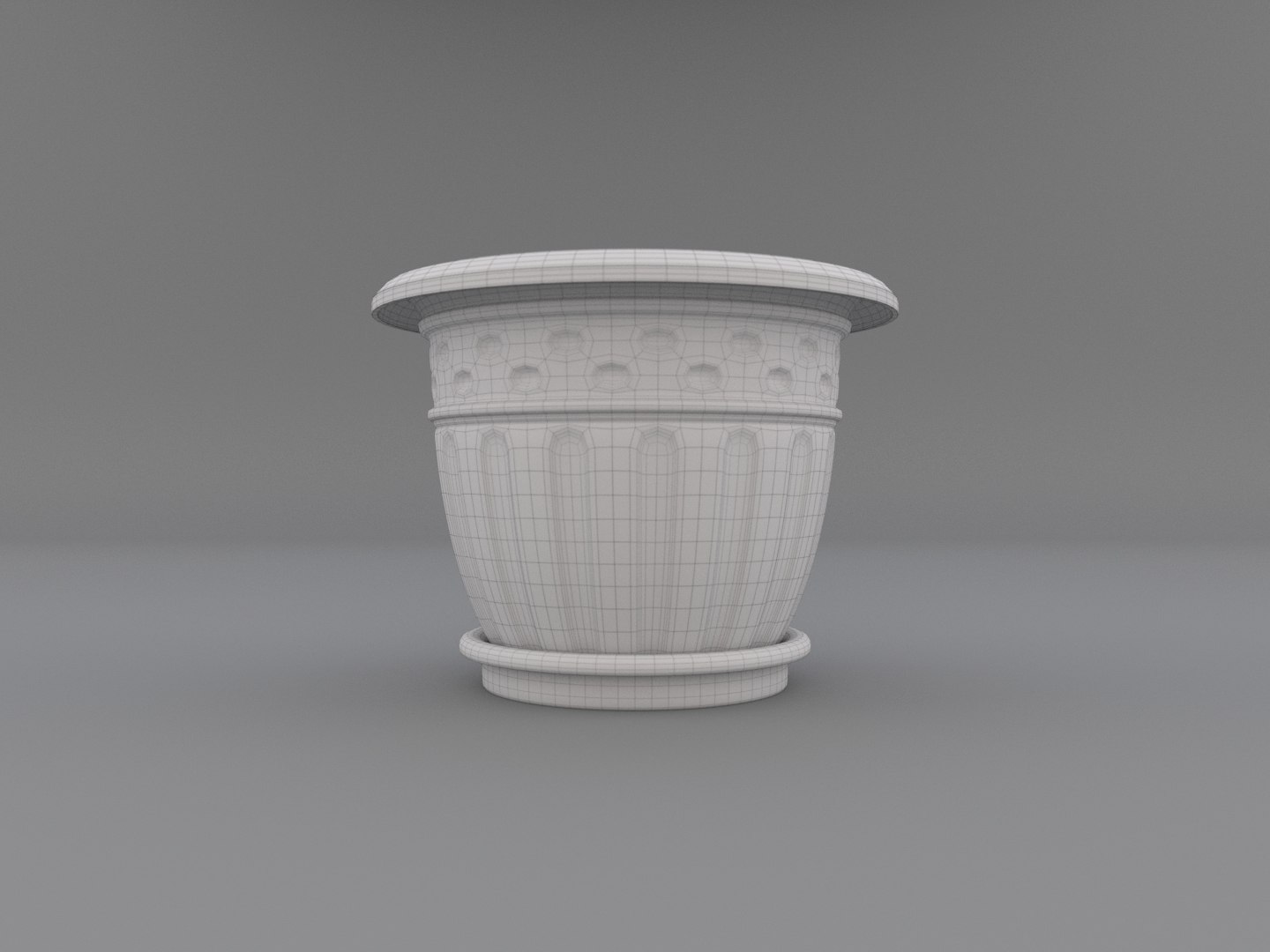 3d model flower pot