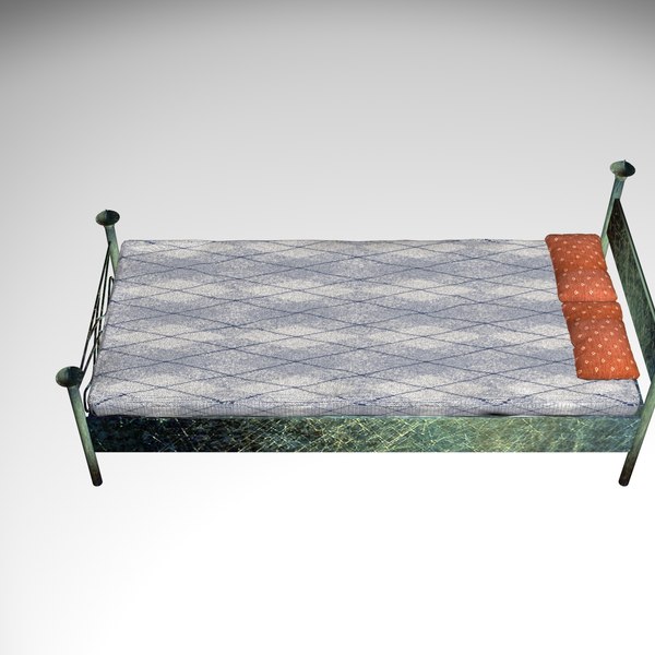 3d model old bed