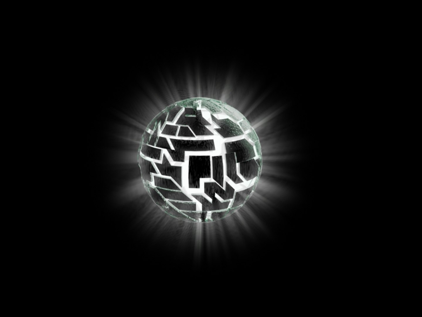 3d model particles object fragment