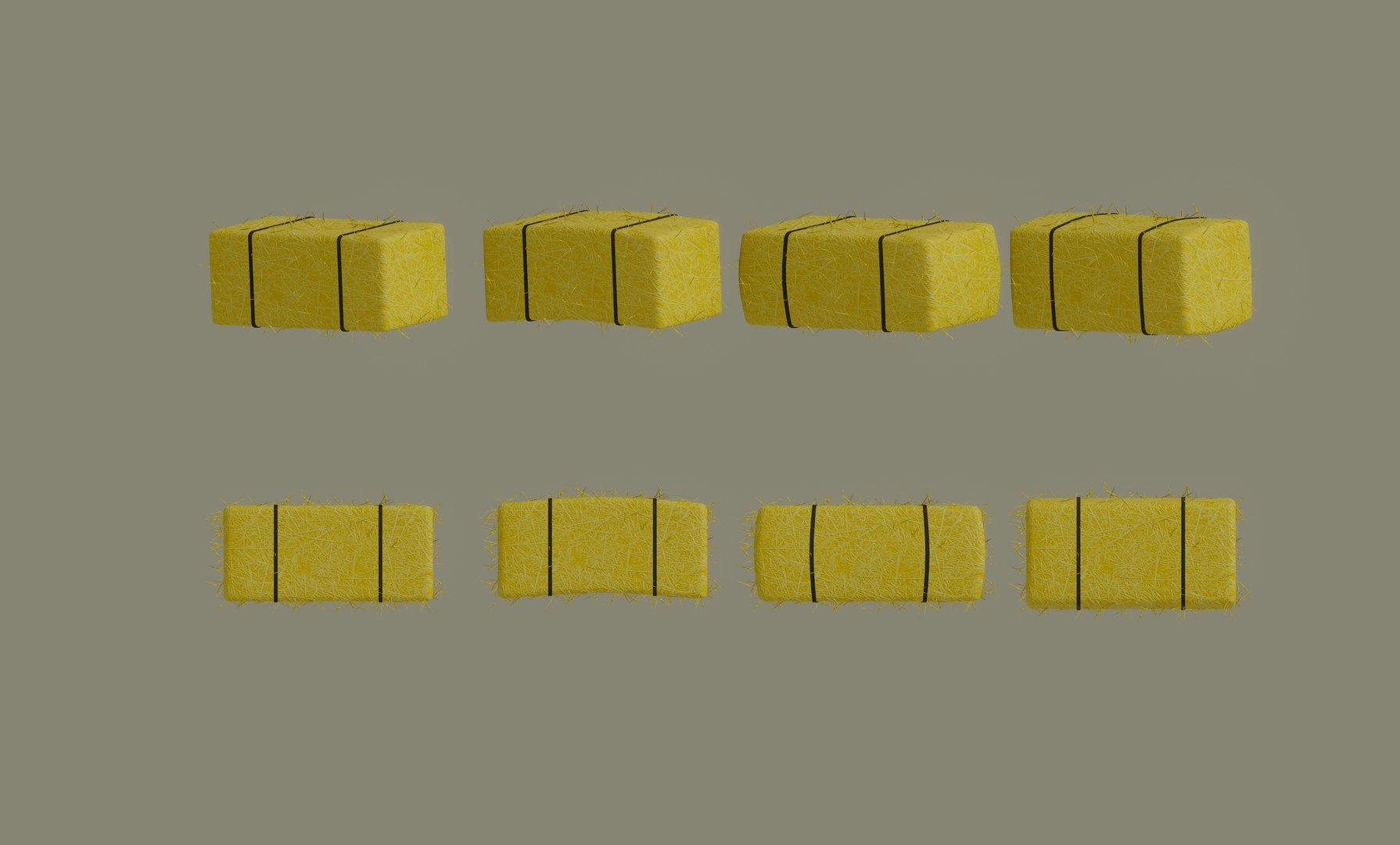 3D Hay Block Model - TurboSquid 1757207