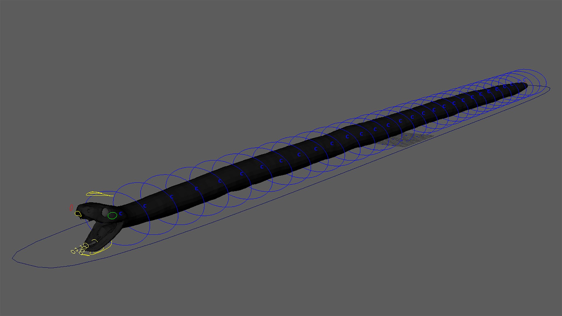 3D Black Mamba Rigged Animated - TurboSquid 1724803