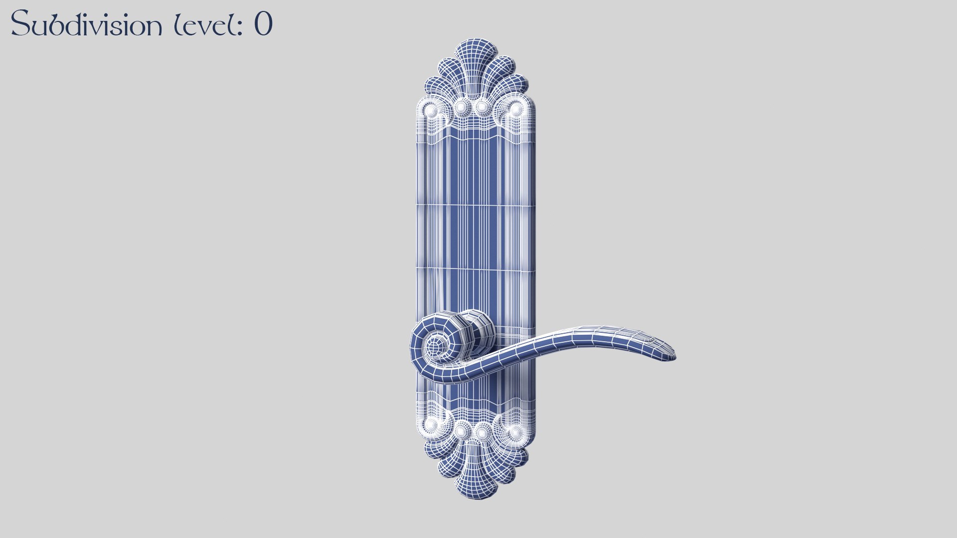 Bronze Classic Handle 3D Model - TurboSquid 1852738