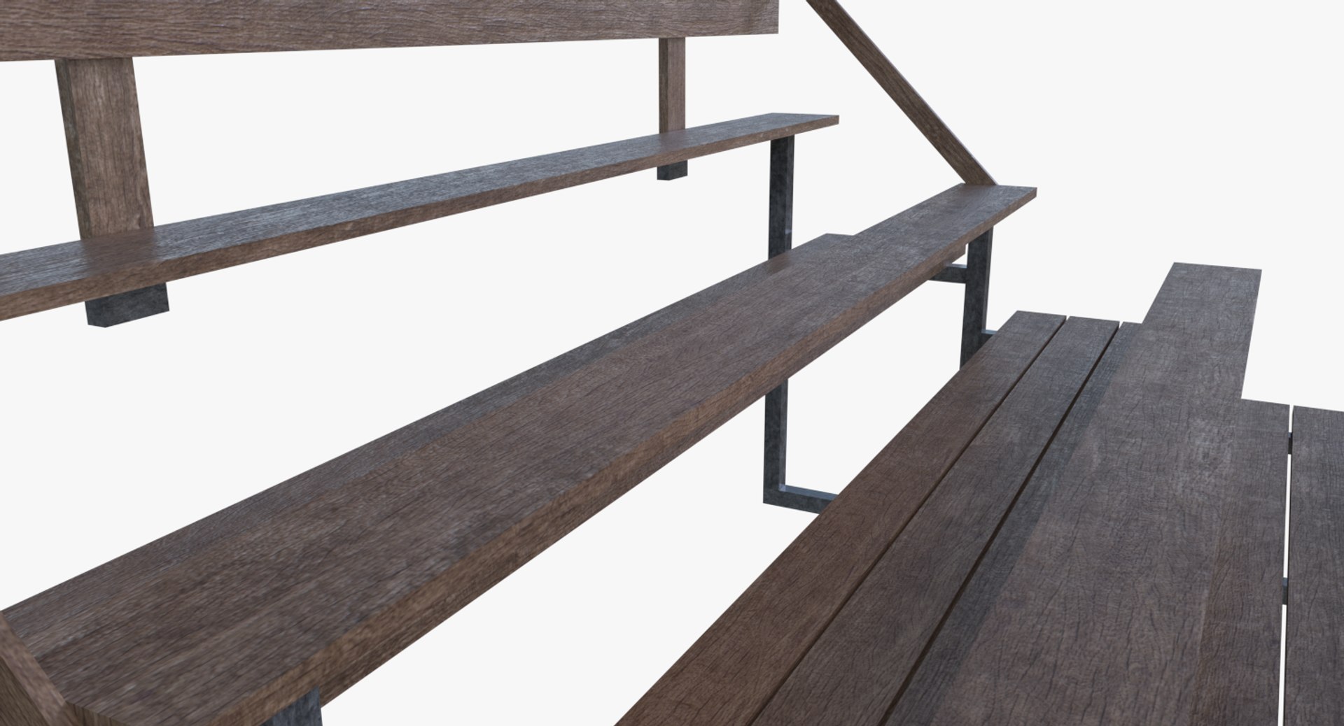 Bleacher Blender 3d Fbx