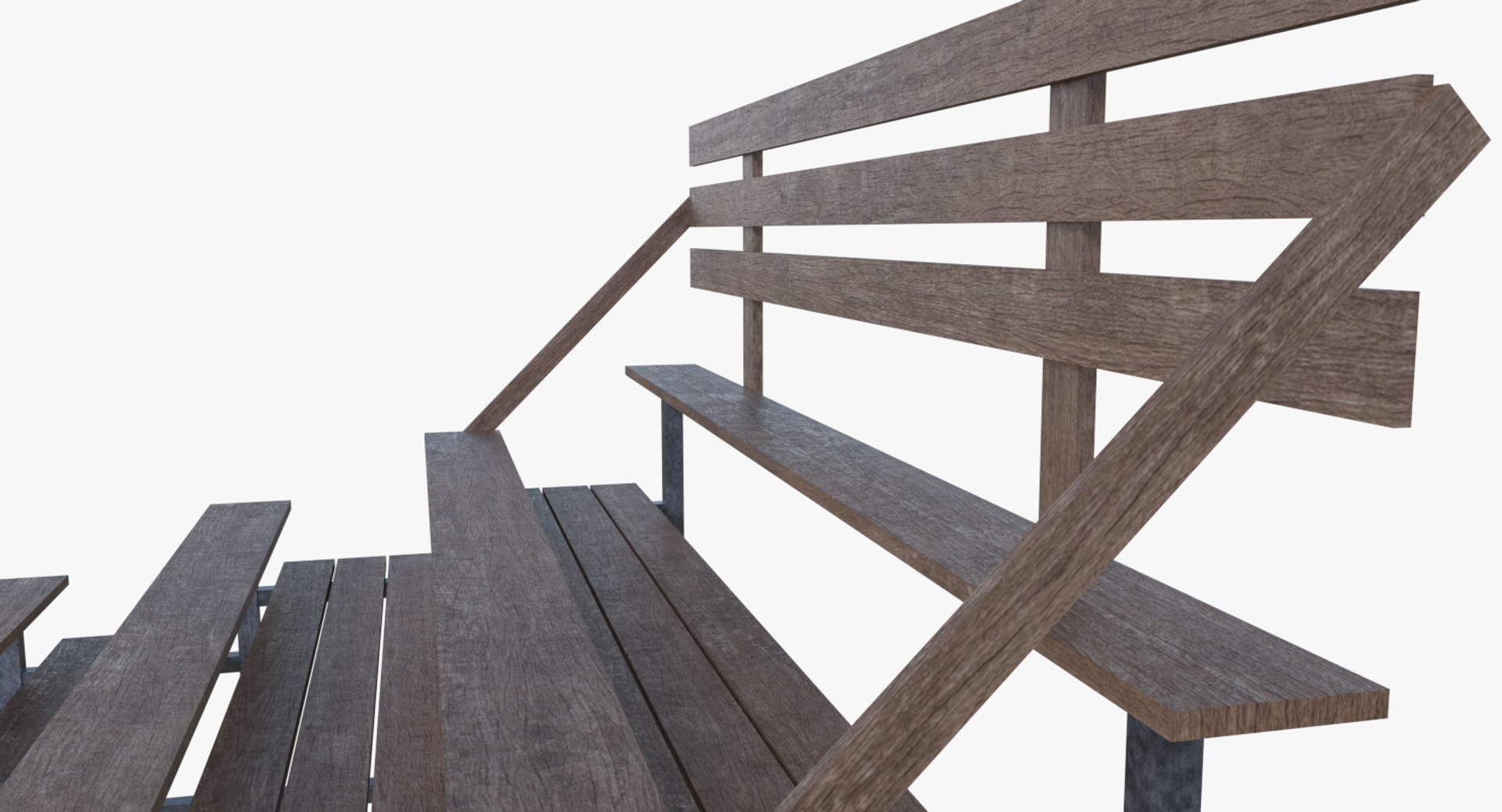 Bleacher Blender 3d Fbx