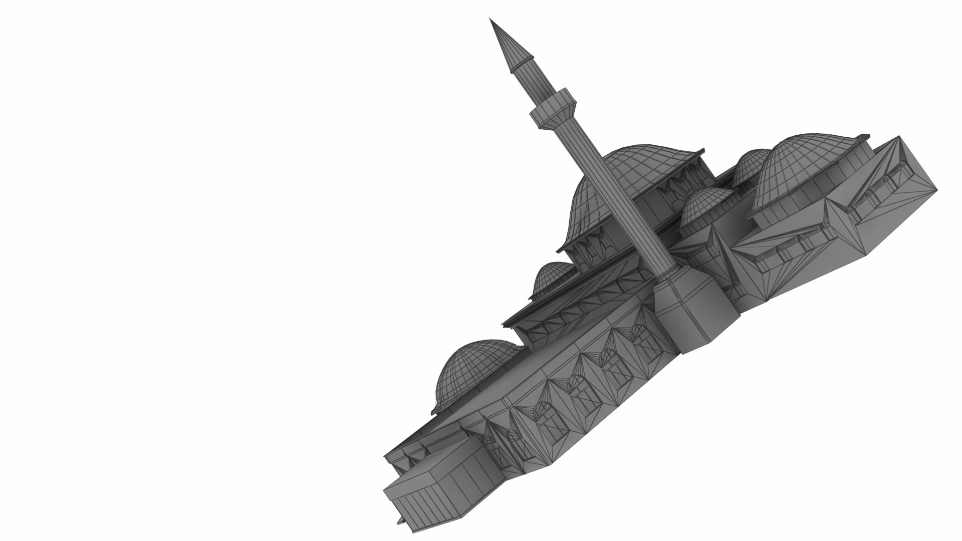 Mosque Fountain 3D - TurboSquid 1532698