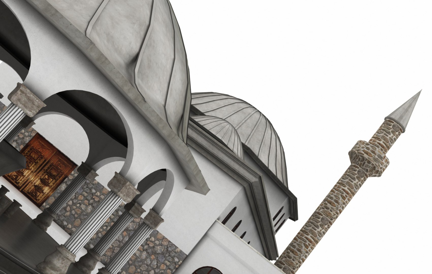 Mosque Fountain 3D - TurboSquid 1532698