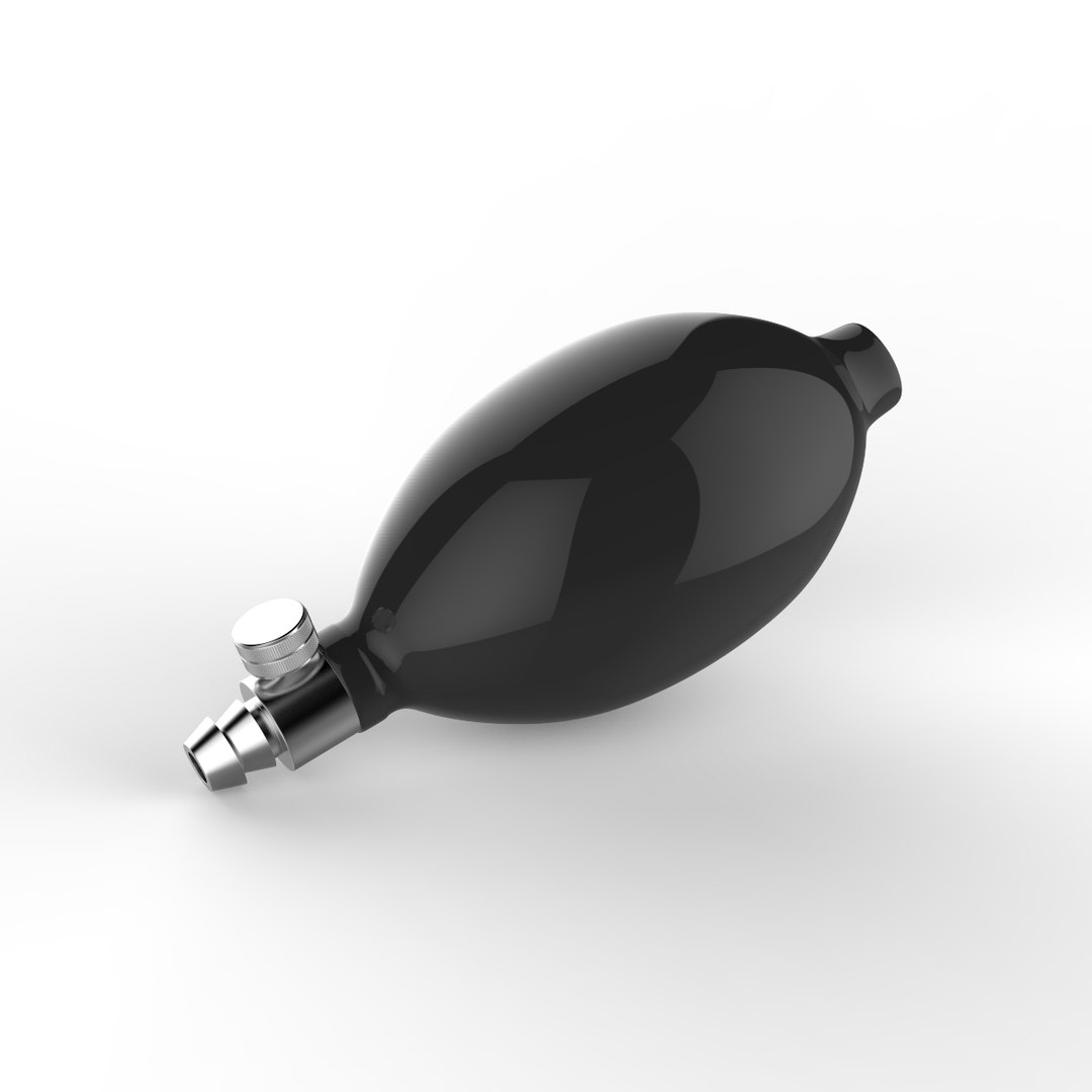 Inflation Blood Pressure Bulb 3D Model - TurboSquid 1178644