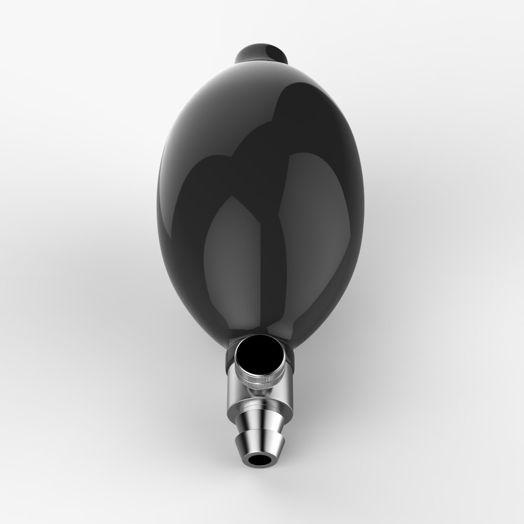 Inflation Blood Pressure Bulb 3D Model - TurboSquid 1178644