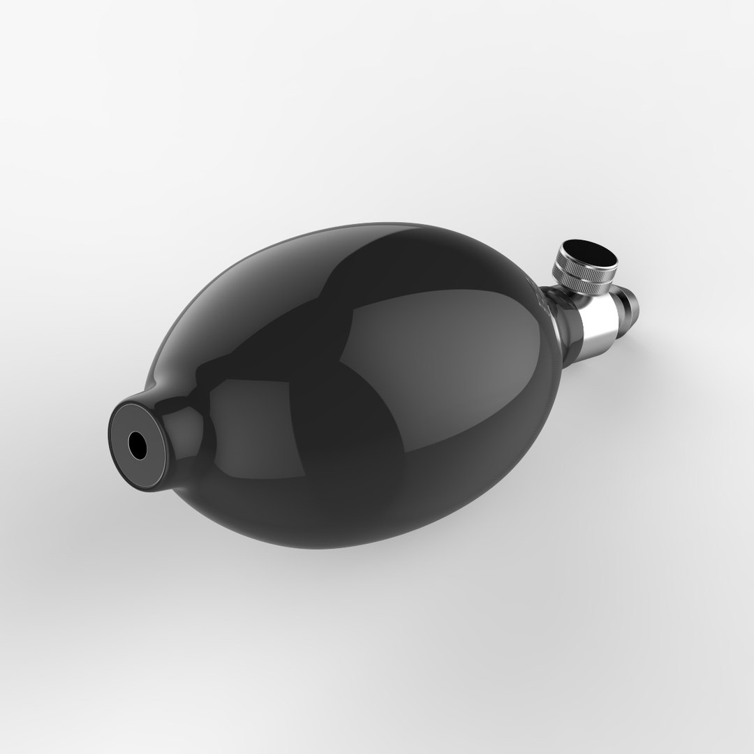 Inflation Blood Pressure Bulb 3D Model - TurboSquid 1178644