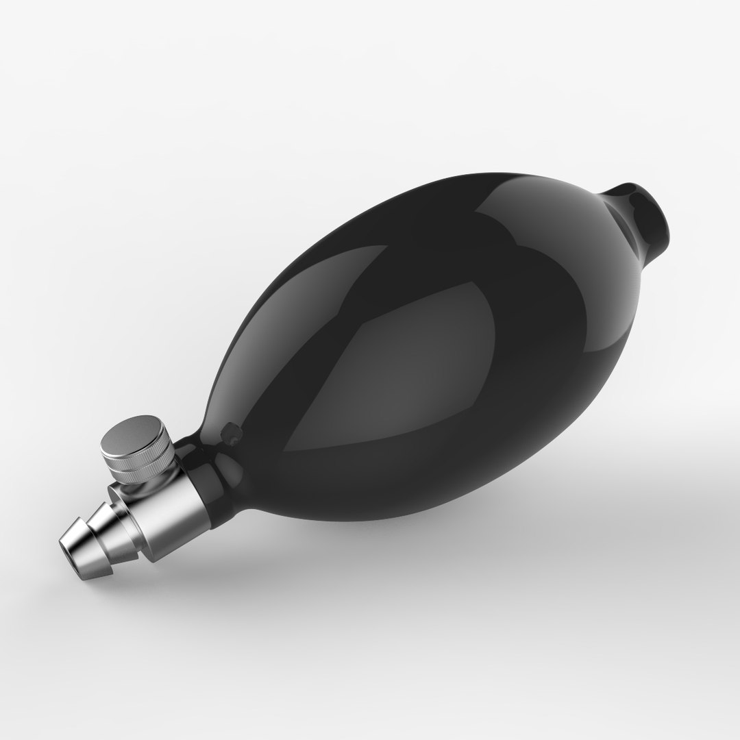Inflation Blood Pressure Bulb 3D Model - TurboSquid 1178644