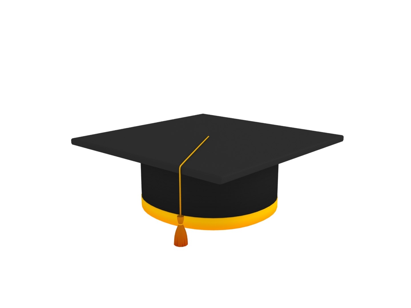 Graduation Cap 3D Model - TurboSquid 1400832