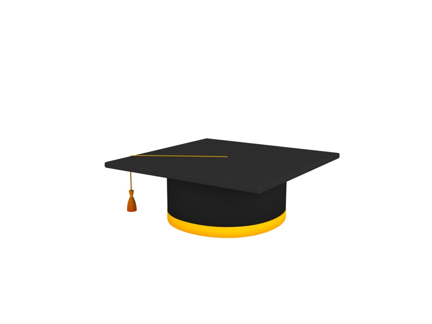 Graduation Cap 3D Model - TurboSquid 1400832