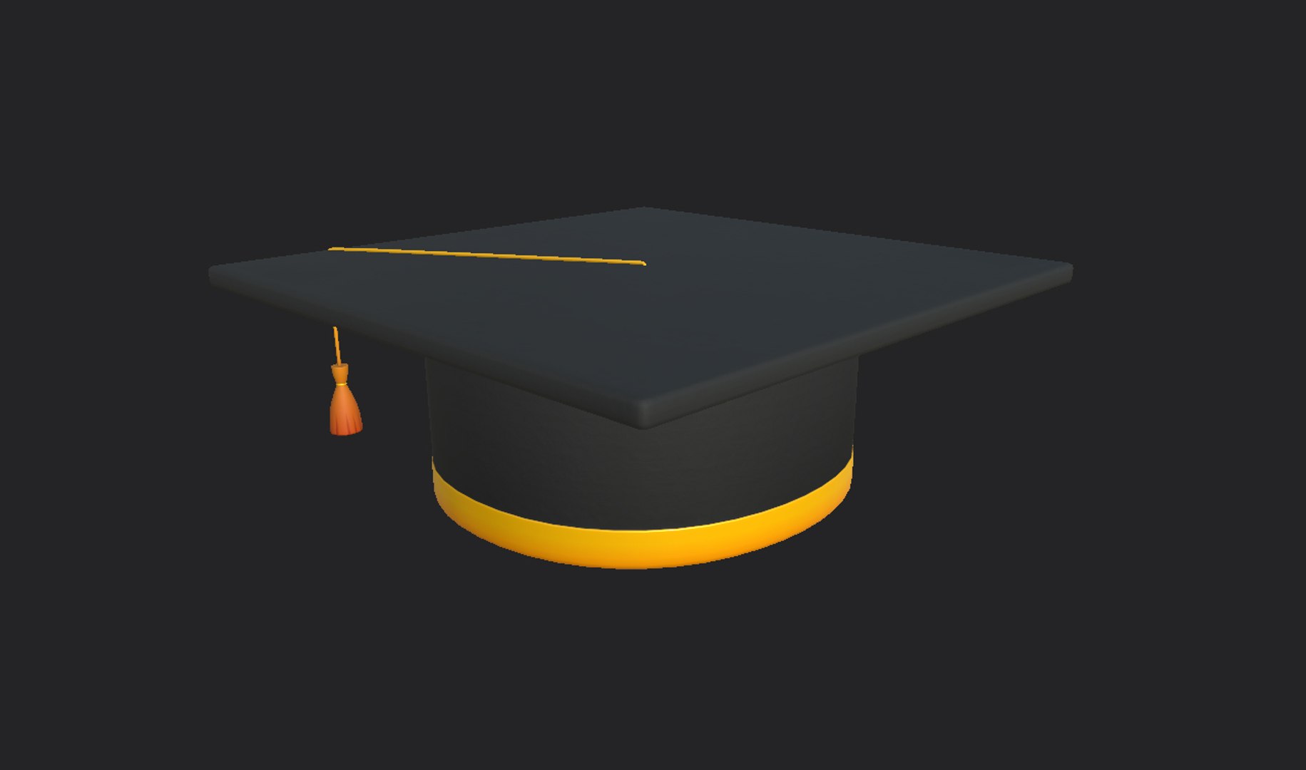 Graduation Cap 3D Model - TurboSquid 1400832