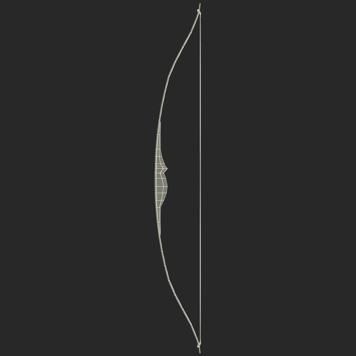 longbow weapon 3d model