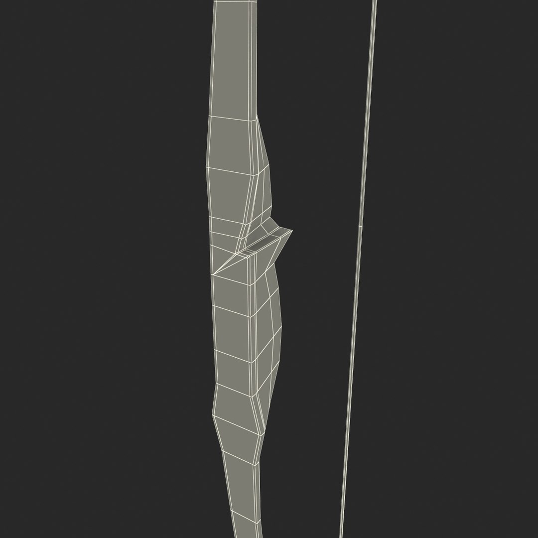 Longbow Weapon 3d Model